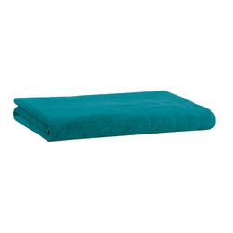 Carl Ross Badetuch &raquo;HygieniCotton&laquo; mit 2 Aufh&auml;ngekordeln blau Frottee, Obermaterial: 100% Baumwolle B/L: 70cmx140cm, 1 Stk., Frottee