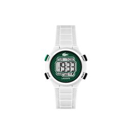 Lacoste Damen Chronograph &raquo;LC33 Kids&laquo; Quarzuhr, Armbanduhr, Silikonarmband, digital, Tag, Stoppfunktion Einheitsgr&ouml;&szlig;e