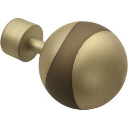 Gardinia Gardinenstangen-Endst&uuml;ck &raquo;Endst&uuml;ck Orbit&laquo; Serie Gardinenstange Kira gold 2 Stk.