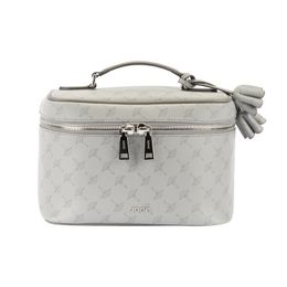 JOOP! Damen JOOP! Kosmetiktasche &raquo;cortina 1.0 flora washbag mhz&laquo; Schminktasche Beautycase Kulturbeutel grau B/H/T: 24cm x 17cm x 13cm
