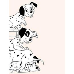 Komar Bild &raquo;101 Dalmatiner Playing&laquo; Disney 1 Stk. tlg. Wandbild zur Dekoration im Kinderzimmer - ohne Rahmen bunt Holz, Papier B/H/T: 30cm x 40cm, Disney, 1