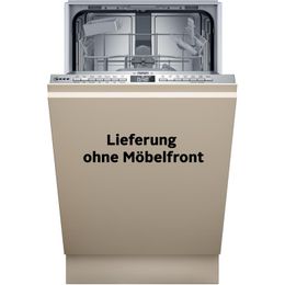 Neff vollintegrierbarer Geschirrsp&uuml;ler &raquo;S853HKX20E&laquo; 10 Ma&szlig;gedecke Info Light - erlischt bei Beendigung des Sp&uuml;lvorgangs, flexible K&ouml;rbe silber Mit 
