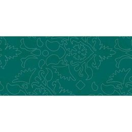 ARCHITECTS PAPER Fototapete &raquo;Atelier 47 Adornment 3&laquo; floral glatt Abstrakt Fototapete 6,00 m x 2,70 m 200 g Vlies Premium Tapete Modern blau Vlies B/L: 6m x 2,7m