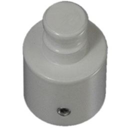 Liedeco Tr&auml;gerverl&auml;ngerung f&uuml;r Gardinenstangen &Oslash; 20 mm wei&szlig; &Oslash; 2cm