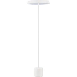 NOVA LUCE Stehlampe &raquo;VETRO&laquo; LED-Modul 1 Stk. Warmwei&szlig; wei&szlig; 1, &Oslash; 40cm H: 136cm, 1 Stk.