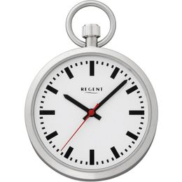 Regent Uhren Regent Herren Taschenuhr &raquo;P776&laquo; Quarzuhr, Herrenuhr, Mineralglas, analog silber Einheitsgr&ouml;&szlig;e