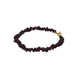 Firetti Damen Armband &raquo;Schmuck Geschenk Steinarmband&laquo; Made in Germany - mit Granat, Karneol oder Rosenquarz gold 20cm, Messing