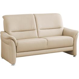 Die PlanBar 2,5-Sitzer &raquo;PN-PF23182&laquo; Federkernpolsterung, wahlweise R&uuml;cken echt bezogen beige B/H/T: 172cm x 99cm x 93cm, Glattleder TORRO Stoff, ohne 