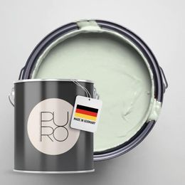 A.S. Cr&eacute;ation Wandfarbe &raquo;Premium Innenwandfarbe PURO Tuchmatt sage green&laquo; ideal f&uuml;r Wohnzimmer, Schlafzimmer, Flur und K&uuml;che, Farbwelt Gr&uuml;n gr&uuml;n 1 l 1ml