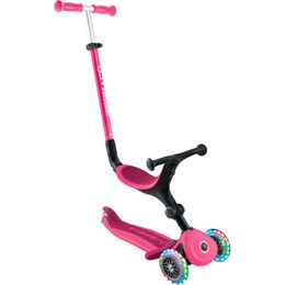 Globber Tretroller &raquo;GO-UP ACTIVE LIGHTS mit Leuchtrollen&laquo; Dreirad, Laufrad und Scooter pink Einheitsgr&ouml;&szlig;e Tretroller