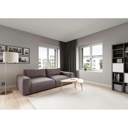 Musterring Big-Sofa &raquo;LUCIA Mega Sofa, hoher Sitzkomfort, Breite 252cm, Kontrastnaht&laquo; in vielen Qualit&auml;ten und 4 unterschiedlichen N&auml;hten, 2,5-Sitzer braun 