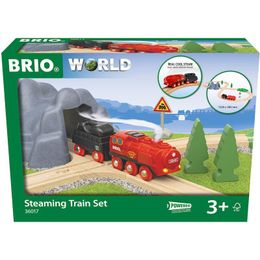 Brio Spielzeug-Eisenbahn &raquo;Brio WORLD, Batterie-Dampflok Set&laquo; bunt Einheitsgr&ouml;&szlig;e Spielzeug-Eisenbahn