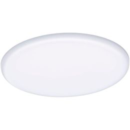 Paulmann LED Einbauleuchte &raquo;LED Einbaupanel Veluna VariFit IP44 rund, 3.000K Satin&laquo; 1 Stk. Warmwei&szlig; LED Einbaupanel Veluna VariFit IP44 rund, 3.000K Satin wei&szlig;