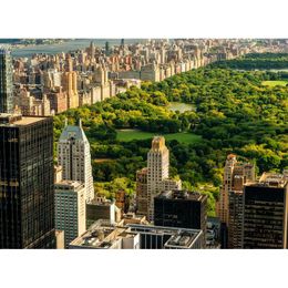 papermoon Fototapete &raquo;Central Park Manhattan&laquo; glatt bunt Vlies B/L: 3,5m x 2,6m, Bahnen: 7 Stk.