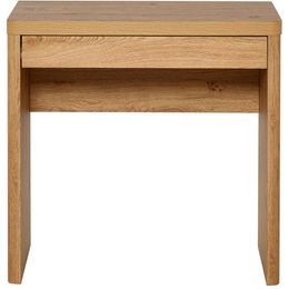 Jahnke Schreibtisch &raquo;CU-LIBRE 80&laquo; 1 Stk. tlg. Schreib-oder Konsolentisch mit Schublade, Breite ca. 79 cm B/H/T: 79cm x 76cm x 44cm,montana eiche