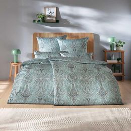 Estella Bettw&auml;sche &raquo;Mariam&laquo; Mako-Satin, Obermaterial: 100% Baumwolle B/L: 135cm x 200cm, 1 Stk., 2 Stk., Mako-Satin, B/L: 80cm x 80cm & 40cm x 80cm