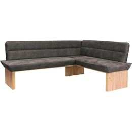 OTTO home Eckbank &raquo;Beluna Polsterbank, Sitzecke&laquo; mit Wellenunterfederung im Sitz, TOPSELLER grau Polyester B/H/T: 210cm x 89cm x 169cm, Luxus-