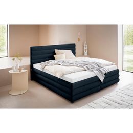 LeGer Home by Lena Gercke Polsterbett &raquo;Maylis&laquo; wahlweise mit und ohne Matratze und Lattenrost, auch in 200cm Breite blau 100% Polyester Liegefl&auml;che 