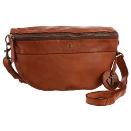 Harbour 2nd Damen Harbour 2nd G&uuml;rteltasche &raquo;Jutta&laquo; Unisex Umh&auml;ngetasche, Bauchtasche mit Ankeranh&auml;nger braun B/H/T: 28cm x 18cm x 7cm