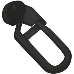Gardinia Gardinenring &raquo;Rollringe Thasos&laquo; f&uuml;r Gardinenstangen &Oslash; 19/22 mm schwarz Kunststoff 20 Stk.