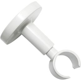 Gardinia Deckentr&auml;ger f&uuml;r Gardinenstangen Serie Einzelprogramm Chicago &Oslash; 20 mm wei&szlig; L: 6cm