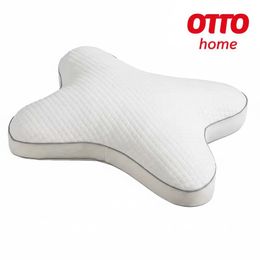 OTTO home Nackenkissen &raquo;Schmetterling NEUHEIT! in Gr&ouml;&szlig;e: 54x44 cm&laquo; ergonomisches Nackenst&uuml;tzkissen f&uuml;r alle Schlafpositionen! wei&szlig; B/H/L: 54cm x 15cm 