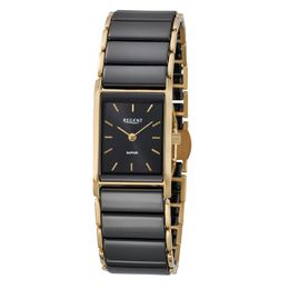 Regent Uhren Regent Damen Quarzuhr Armbanduhr, Damenuhr, analog gold Einheitsgr&ouml;&szlig;e