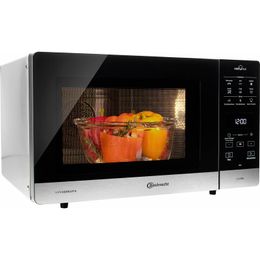 Bauknecht Mikrowelle &raquo;MW 49 SL&laquo; Grill und Hei&szlig;luft 1900 W Dampfgaren, Grill, Hei&szlig;luft und Crisp f&uuml;r schnelle knusprige Pizza silber Einheitsgr&ouml;&szlig;e 