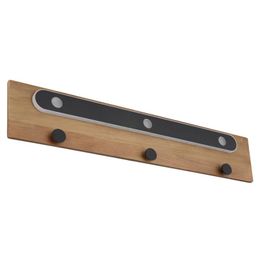 Globo LIGHTING LED Wandleuchte &raquo;CHASEY&laquo; LED-Modul Warmwei&szlig; Wandlampe/Holz/Metall/schwarz/max.Gewicht pro Haken 5kg/Flur/Garderobe braun Einheitsgr&ouml;&szlig;e
