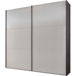 Wiemann Schwebet&uuml;renschrank &raquo;Korfu&laquo; hochwertige Beschl&auml;ge grau B/H/T: 197,3cm x 236cm x 67cm, T&uuml;ren: 2 Stk.