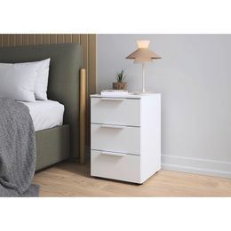 LeGer Home by Lena Gercke Nachtkommode &raquo;Nachttisch Nachtschrank Nachtkonsole SERINA eleganter Eyecatcher&laquo; inkl. SOFT-CLOSE-FUNKTION, mit 3 Schubk&auml;sten