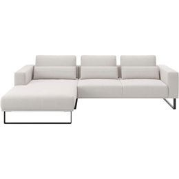 Musterring Ecksofa &raquo;JUSTB! PM100, stilvoller Lounge-Komfort von &laquo; Kollektion Bettina Zimmermann, optionaler Sitzvorzug & Fu&szlig;-Auswahl grau 100% Polyester B/H/T: 