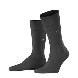 Burlington Herren Socken &raquo;Dublin&laquo; unifarben, Einheitsgr&ouml;&szlig;e 40-46, -Logo schwarz 40-46