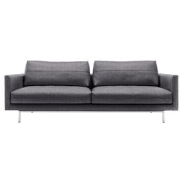 Creation BY ROLF BENZ 4-Sitzer &raquo;CR.414, Designsofa, Loungesofa&laquo; Wahlweise aus Leder oder Chenille schwarz B/H/T: 240cm x 91cm x 106cm, Chenille COCO