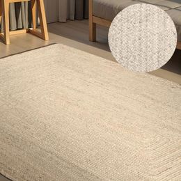 Hanse Home Teppich &raquo;Juteteppich Teppich Juno&laquo; rechteckig 9 mm H&ouml;he Jute, Shape, Handgemacht, Wohnzimmerteppich, Naturteppich, Wohnzimmer Jute B : 