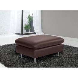 Places of Style Hocker &raquo;Redding&laquo; braun NaturLEDER - &raquo;Madras&laquo; (echtes Rindsleder); St&auml;rke 0, 9 - 1, 1 mm B/H/T: 80cm x 43cm x 60cm, NaturLEDER Madras