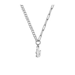 Lacoste Damen Kette mit Anh&auml;nger &raquo;CROCODILE&laquo; mit Preciosa Crystal silber Edelstahl, L: 50,5 B: 4mm