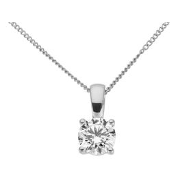 Firetti Damen Kettenanh&auml;nger &raquo;Schmuck Geschenk Gold 333 Halsschmuck Anh&auml;nger Solit&auml;r Lab Grown&laquo; mit Brillant 0,75 VS = sehr kleine Einschl&uuml;sse, 