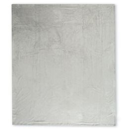 HIP Plaid &raquo;Uni&laquo; Super Weich, Kuscheldecke, Wohndecke, 160x180 cm, Unifarben Dunkelblau grau Kunstfaser, Polyester, Softvelour B/L: 160cm x 180cm
