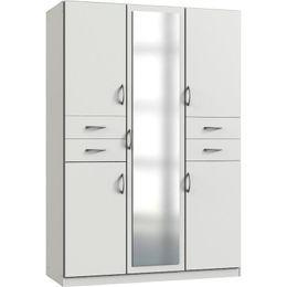 wimex Dreht&uuml;renschrank &raquo;Bitburg&laquo; wei&szlig; Holzwerkstoff B/H/T: 135cm x 198cm x 58cm, T&uuml;ren: 5 Stk.