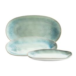 M&auml;ser M&Auml;SER Servierplatte &raquo;Frozen, Servierplatten-Set, Steinzeug&laquo; Steinzeug Einheitsgr&ouml;&szlig;e