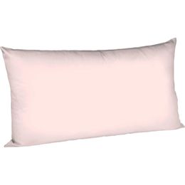 Fleuresse Kissenbez&uuml;ge &raquo;Colours&laquo; edler, b&uuml;gelfreier Interlock-Jersey aus 100% Baumwolle rosa Interlock-Jersey, Obermaterial: 100% Baumwolle B/L: 40cm 