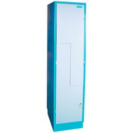 G&uuml;de Werkzeugschrank &raquo;Z - SCHRANK&laquo; B/T/H: 41x50x192 cm, abschlie&szlig;bar blau Stahl blau, B/H/T: 41cm x 192cm x 50cm, T&uuml;ren: 2 Stk.