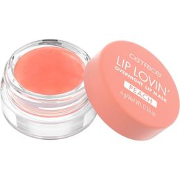 Catrice Damen Lippenmaske &raquo;Lip Lovin' Overnight Lip Mask&laquo; Pflegende vegane Formel mit Pfirsicharoma und Pfirsich&ouml;l. orange Einheitsgr&ouml;&szlig;e
