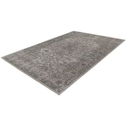 Kayoom Teppich &raquo;Percy 300&laquo; rechteckig 13 mm H&ouml;he grau Baumwolle B : 160cm 1 Stk., 13mm, L: 230cm