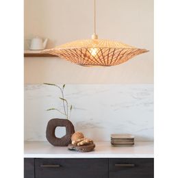 GOOD&MOJO H&auml;ngeleuchte &raquo;MADURO&laquo; E27 braun 1, &Oslash; 60cm H: 220cm