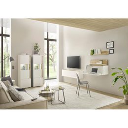 Home Affaire B&uuml;rom&ouml;bel-Set &raquo;CiTY/GiRON&laquo; Set, 5 Stk. tlg. Home Office, mit Wandsekret&auml;r wei&szlig; Holzwerkstoff B/H/T: 380cm x 170cm x 40cm, Holzwerkstoff