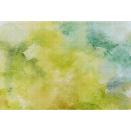 Livingwalls living walls Fototapete &raquo;Walls by Patel Watercolours 3&laquo; glatt Vlies, Wand, Schr&auml;ge gelb Vlies B/L: 4m x 2,7m