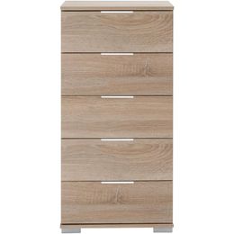 wimex Schubkastenkommode &raquo;Easy&laquo; mit 5 Schubladen braun B/H/T: 49cm x 102cm x 41cm, 5 Stk.