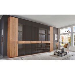 Wiemann Kleiderschrank &raquo;Cardiff, Massivholzt&uuml;ren in Kombination mit Glas- oder Spiegelt&uuml;ren&laquo; 4 Breiten, 2 H&ouml;hen 216/236cm ausw&auml;hlbar, hochwertiges 